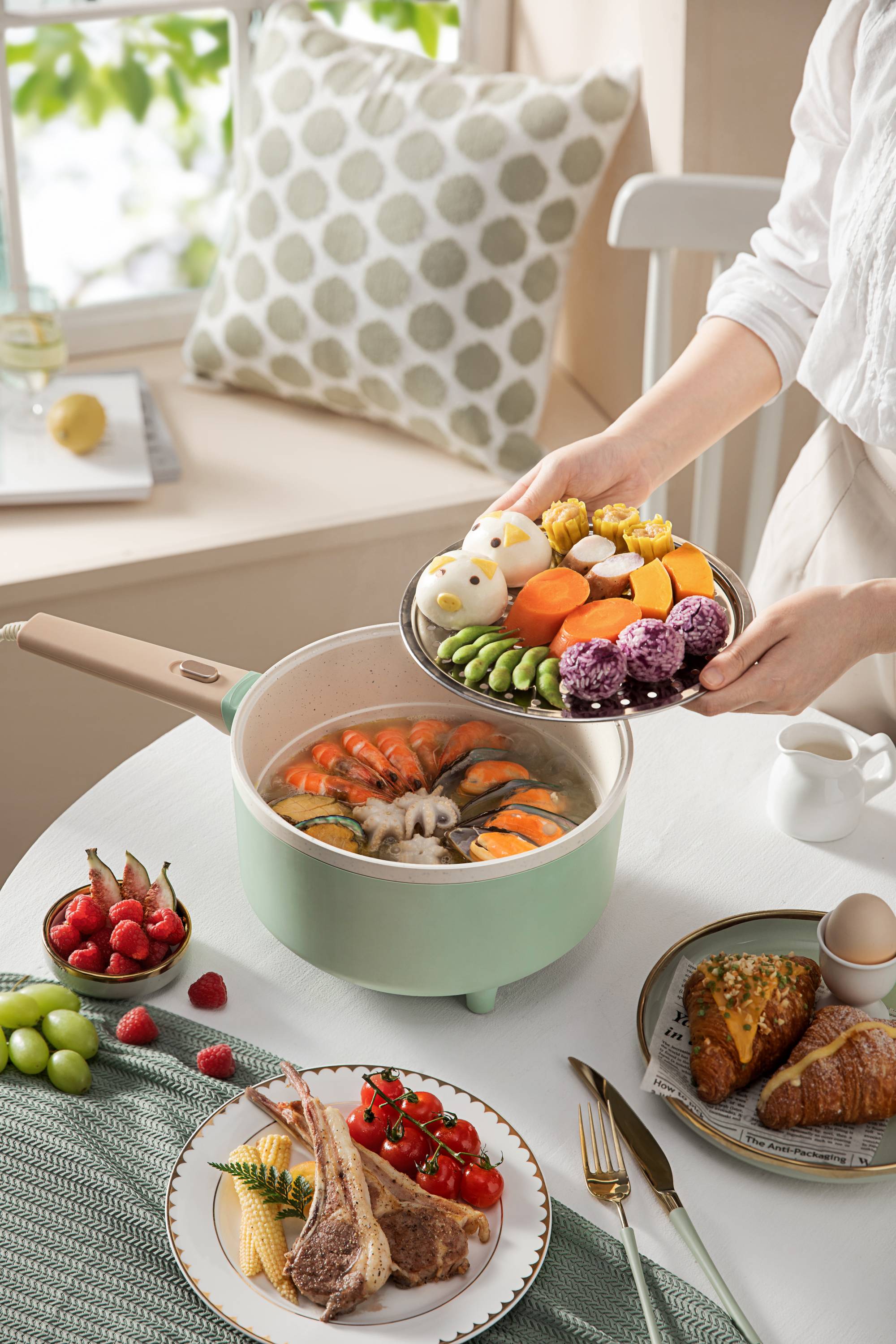 Multi-Purpose Electric Cooker 3.0L | Cook, Steam, Fry, Hotpot - Bear ...