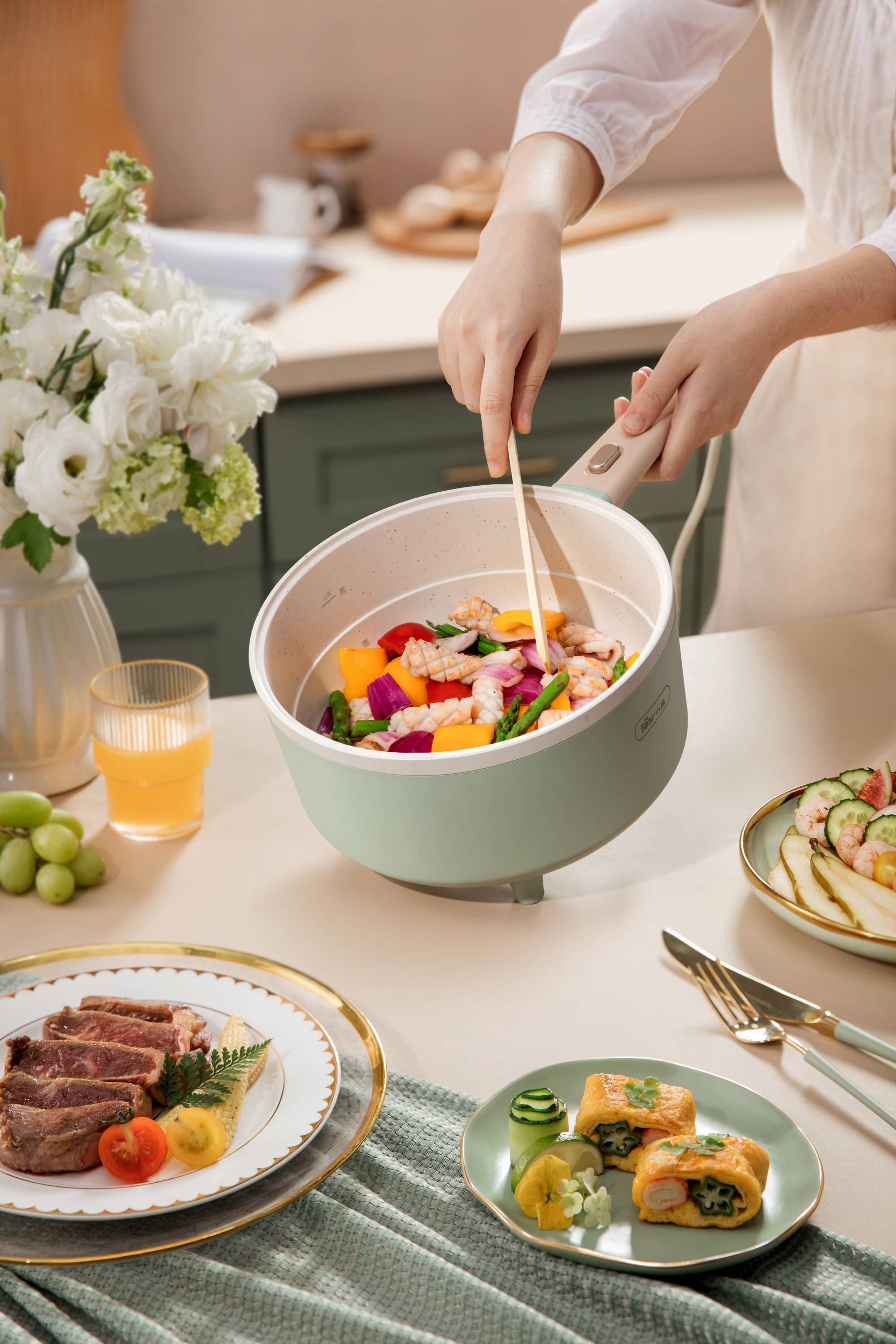 Multi-Purpose Electric Cooker 3.0L | Cook, Steam, Fry, Hotpot - Bear ...