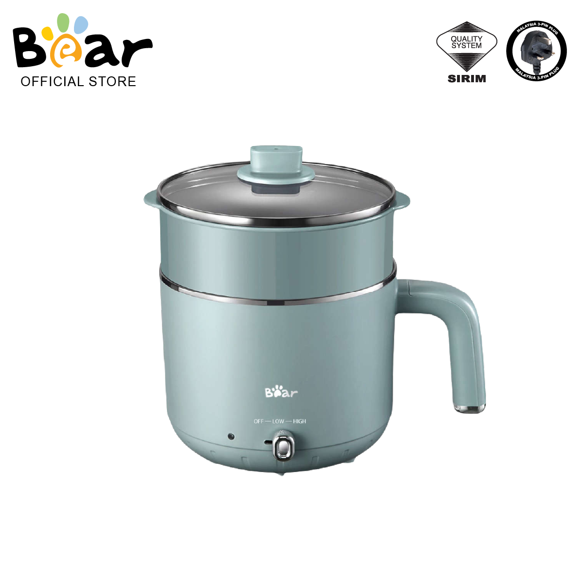 Multi-Purpose | Multi Cooker 1.2L - Bear Malaysia